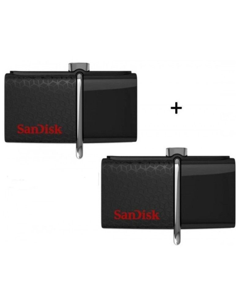 Sandisk Ultra Dual Otg 32gb Usb 3.0 Pen Drive Combo (2 Pcs) Online At ...