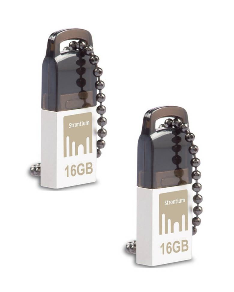 Buy Strontium 16gb Nitro Plus Usb 2.0 Otg Pen Drive Combo (2 Pcs) Online